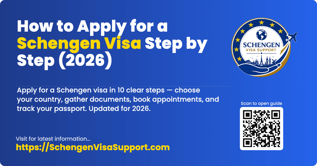 How to Apply for a Schengen Visa in 2026: Step-by-Step from Choosing ...