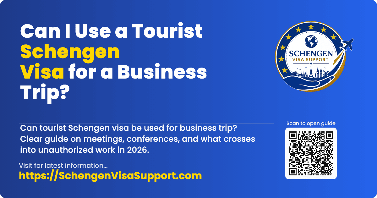 Can I Use a Tourist Schengen Visa for Business Trip? (Meetings vs Work)