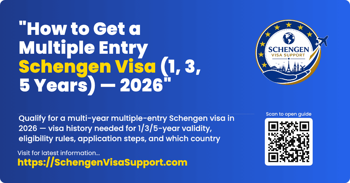 "How to Get a Multiple Entry Schengen Visa 2026: Eligibility, Travel ...