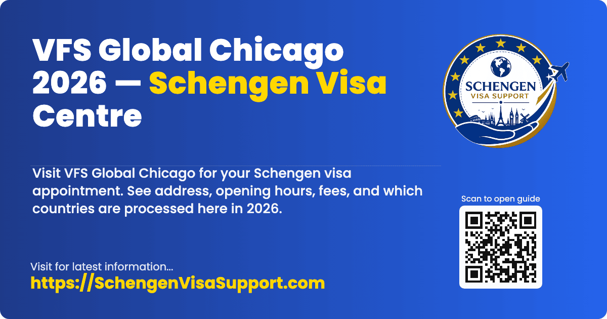 VFS Global Chicago 2026 — Schengen Visa Centre