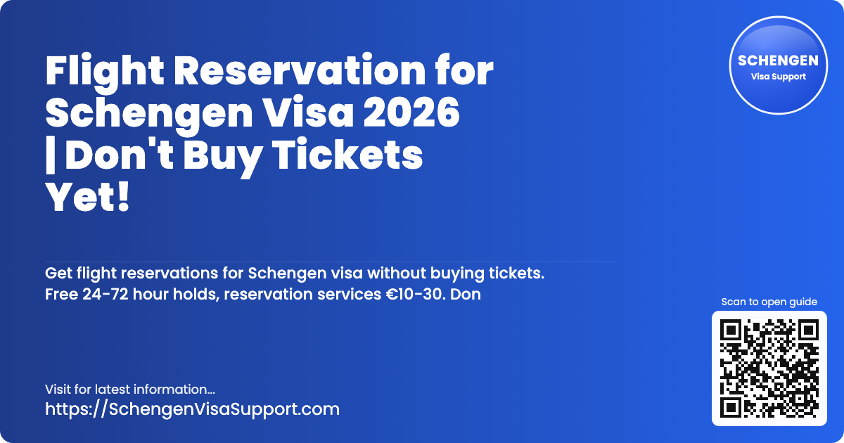 Schengen Flight Hold 2026 — Itinerary Without Full Fare